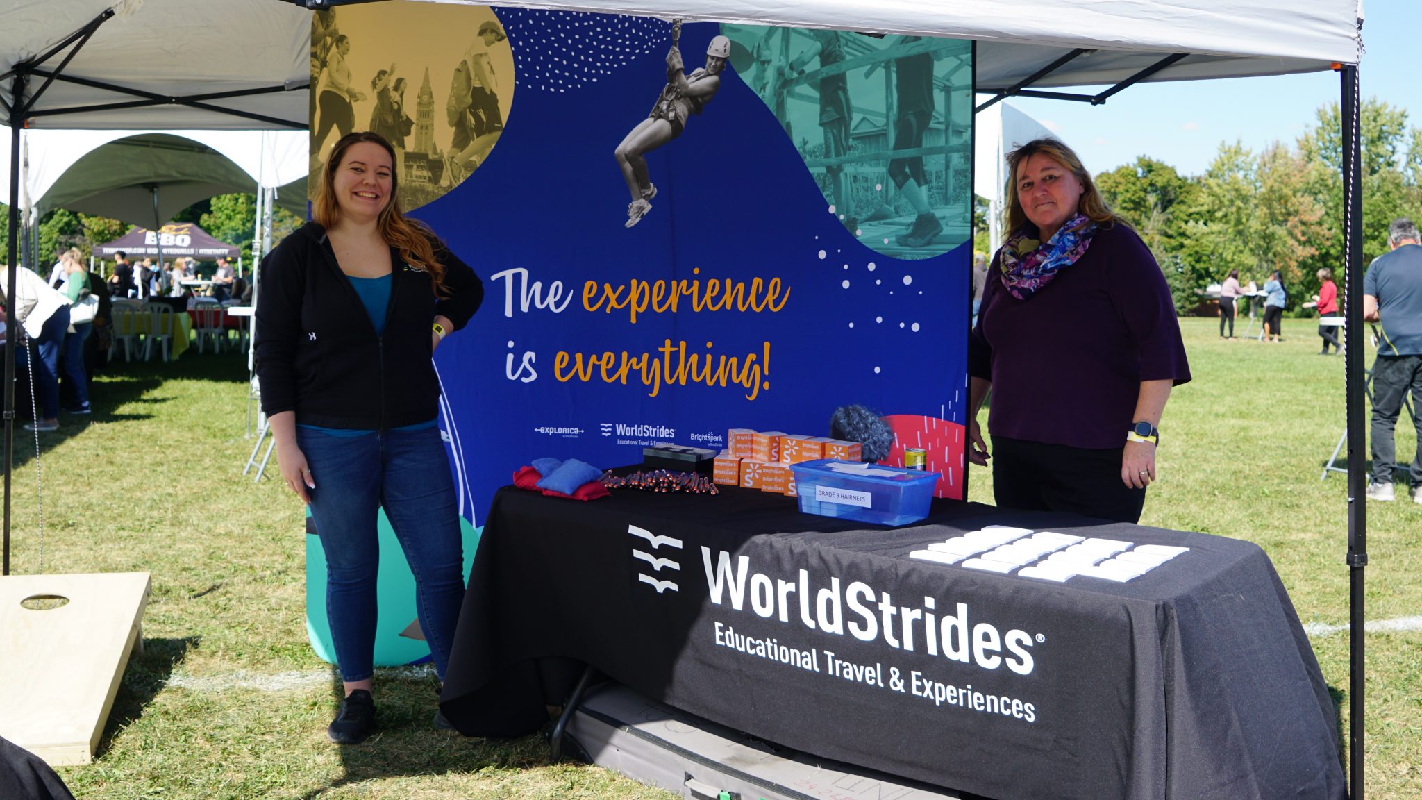 EXplorica booth | WorldStrides Canada